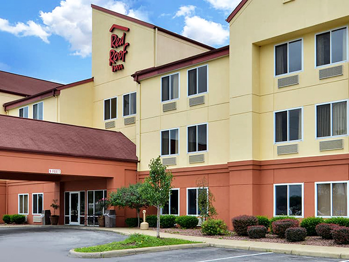 The Red Roof Inn provides convenient accommodations for visiting family members, ensuring your retirement haven can comfortably welcome those weekend grandkid visits.