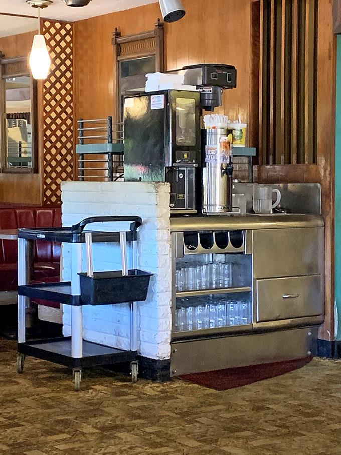 The coffee station&mdash;humble command center for caffeine distribution that's fueled Upper Arlington conversations since before Starbucks was a twinkle in Seattle's eye.
