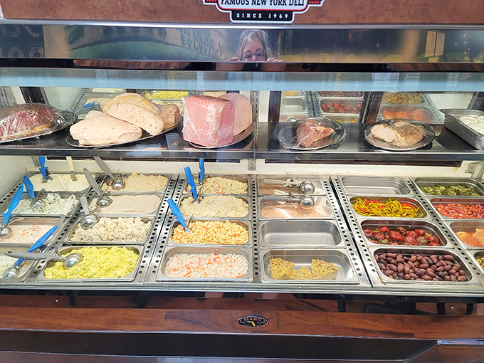 Behind the glass lies the United Nations of deli salads&mdash;each container a different country of flavor waiting to be explored.