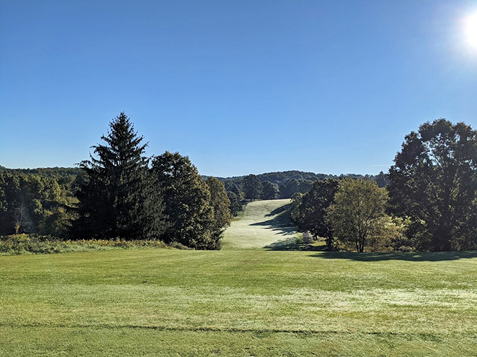Golf with a side of serenity. This fairway offers the rare chance to blame your slice on being distracted by breathtaking scenery.
