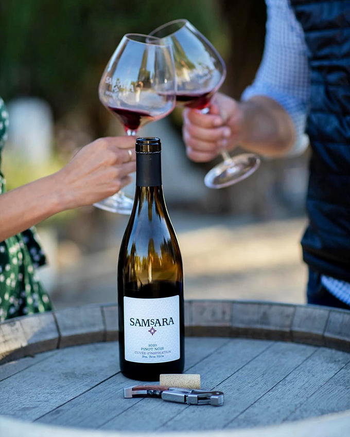 The perfect wine country toast—where glasses clink, sunlight dances through Pinot Noir, and conversations flow as smoothly as what's in the bottle.