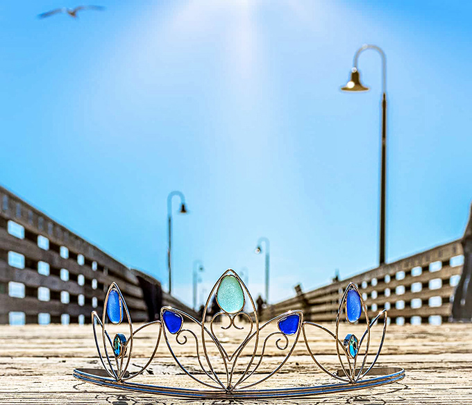 Delicate sea glass art captures the ocean's essence &ndash; proof that sometimes the most beautiful things come from what was once discarded.