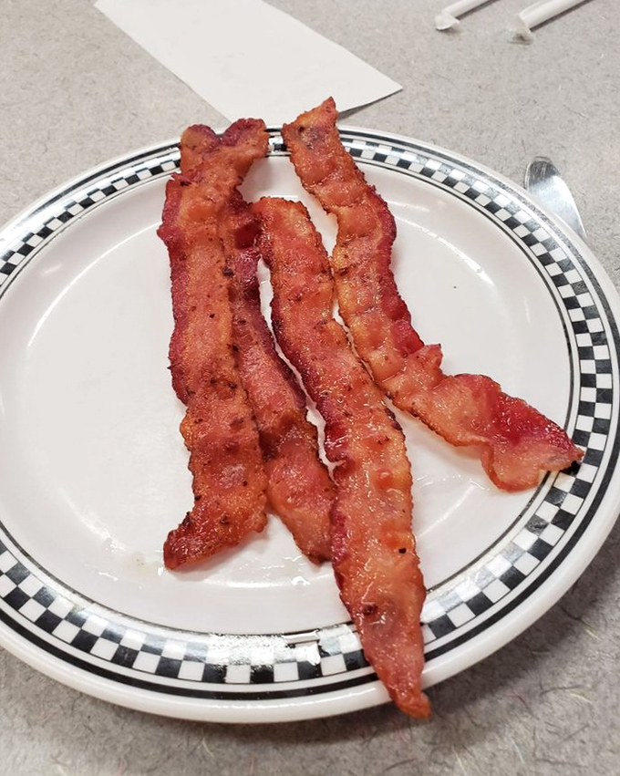 Bacon: nature's candy for grown-ups. These perfectly rendered strips strike the ideal balance between crisp and chewy&mdash;the breakfast MVP.