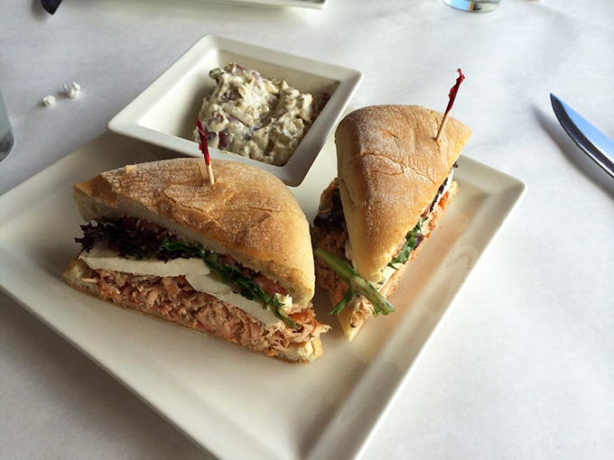 This sandwich isn't just lunch&mdash;it's architecture. Layers of flavor stacked with the precision of a Jenga master who also happens to be a culinary genius.