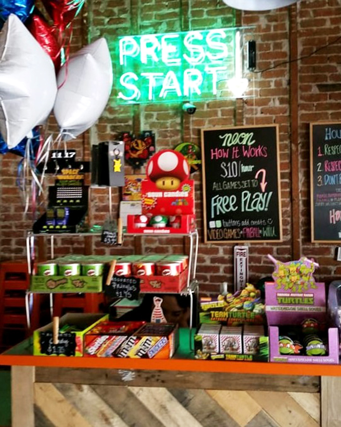 Retro candy and snacks fuel gaming marathons. Somehow, Skittles taste better when you're trying to beat Donkey Kong.