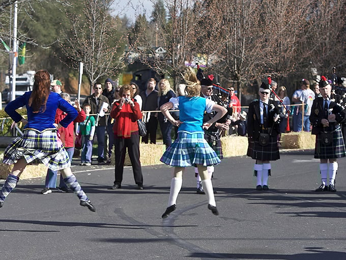 Scottish heritage meets Gold Country spirit as Highland dancers perform during one of Mariposa's many cultural celebrations.