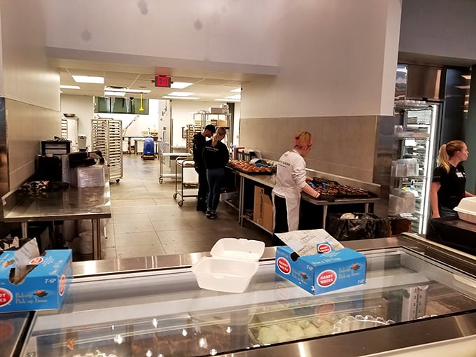 Behind the scenes, pastry wizards transform simple ingredients into Instagram-worthy delights. The true magic happens where customers can't see.