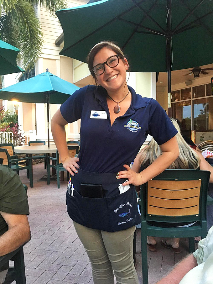 Service with a genuine Florida smile. The staff at Bonefish Mac's treats you like a regular, even on your first visit.