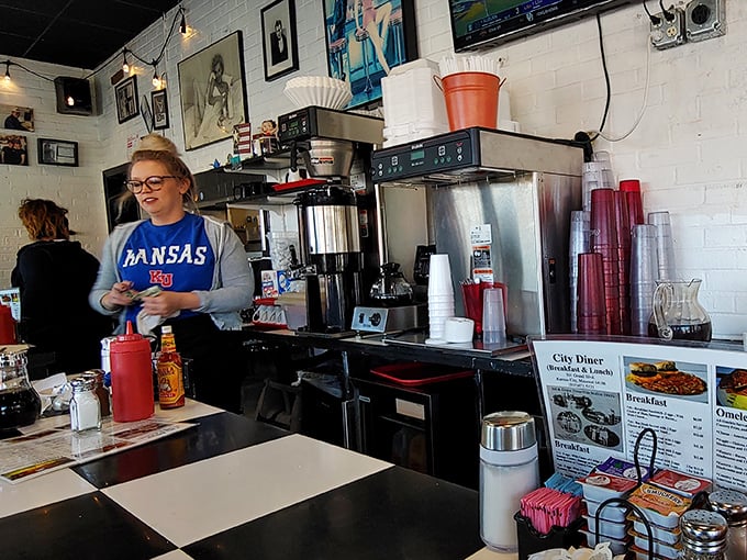 Behind every great diner is a team that knows your coffee preference before you've fully settled into your seat. True breakfast professionals at work.