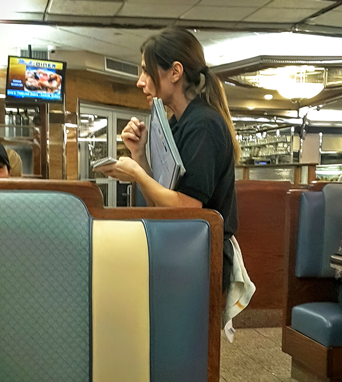 The unsung heroes of the diner experience&mdash;efficient, friendly staff who remember your usual order before you've fully settled in.