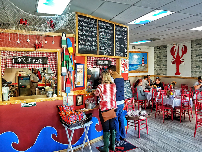 Watching the staff work is like seeing a well-choreographed dance, with the menu board serving as their sheet music.