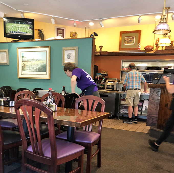 Where breakfast dreams come to life. The open kitchen design means you can watch your pancakes being born.
