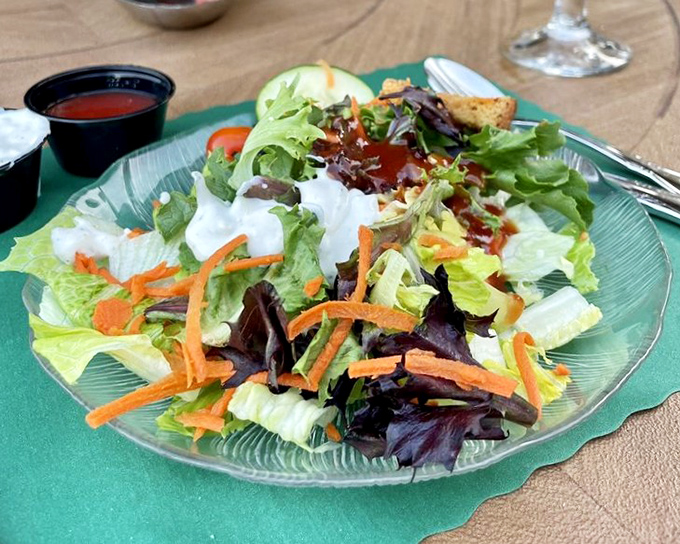 A garden-fresh salad that somehow feels like both virtue and indulgence &ndash; the perfect opening act before the meaty main event.