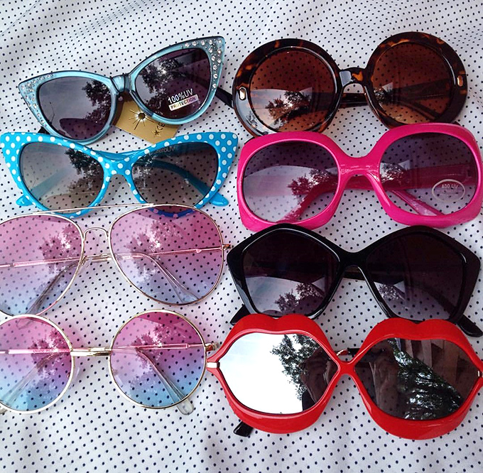 Eye protection or time travel device? These vintage frames transform ordinary faces into instant characters from every decade from the 60s through the 90s.