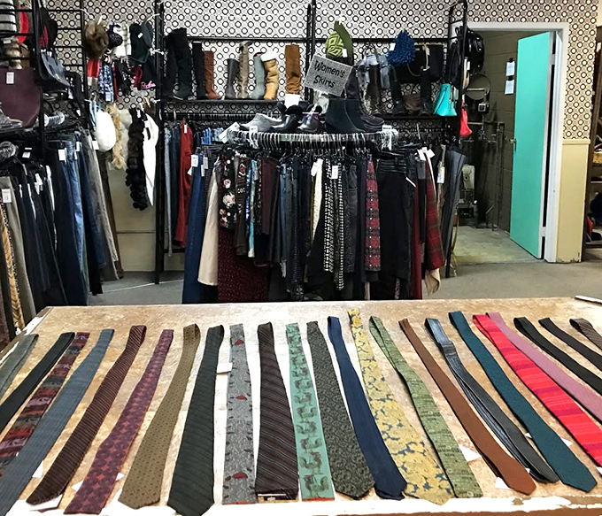 Vintage neckwear collection rivals any gentleman's closet &ndash; perfect for channeling your inner Don Draper sophistication.