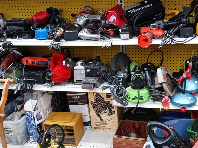 Tools upon tools upon tools&mdash;a handyman's fantasy where every project suddenly seems possible and affordable.