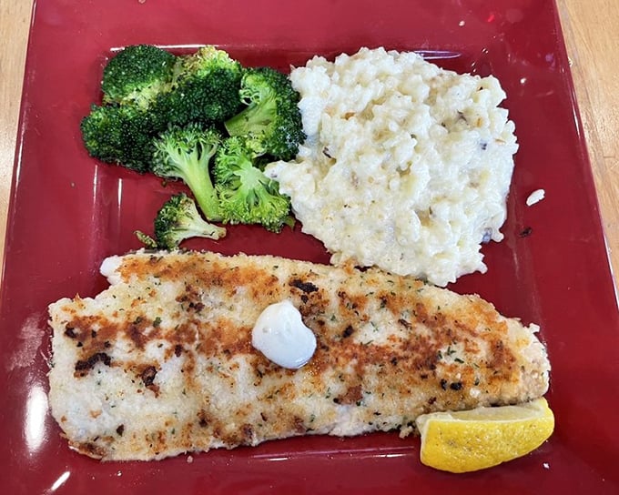 Perfectly seared fish that would make any angler proud, accompanied by sides that don't merely play supporting roles&mdash;they're co-stars.