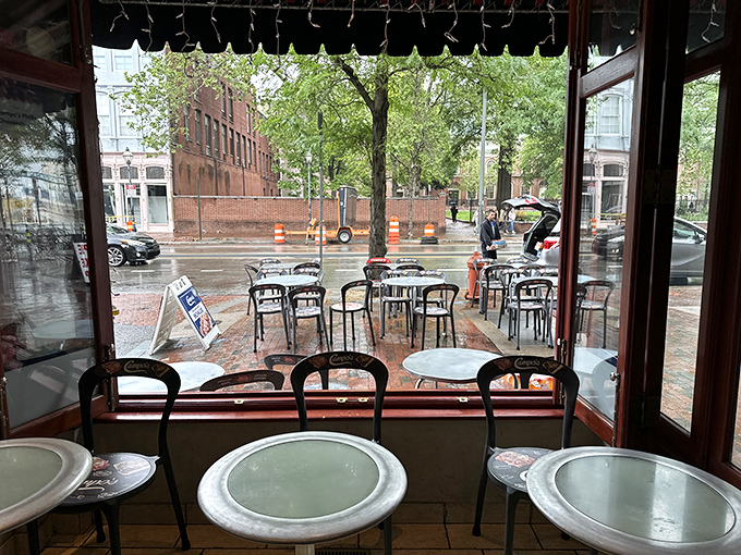 Rain can't dampen the Campo's experience&mdash;just another day in Philadelphia where neither snow nor rain nor heat stays these sandwich couriers from their appointed rounds.