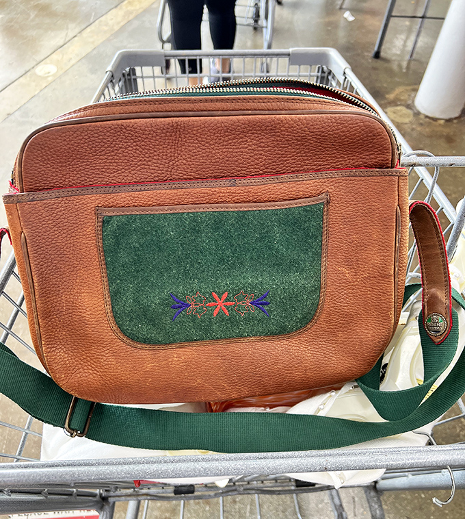 Vintage leather meets practical design in this throwback messenger bag. The seventies called&mdash;they're thrilled you're giving their fashion another chance.