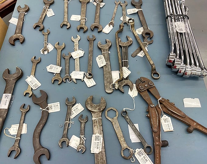 Vintage tools tell stories of honest work and craftsmanship from an era when things were built to last.