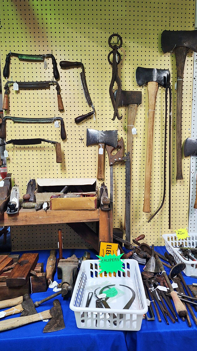 Tools with tales to tell. This collection of vintage implements represents craftsmanship from an era when things were built to last generations.