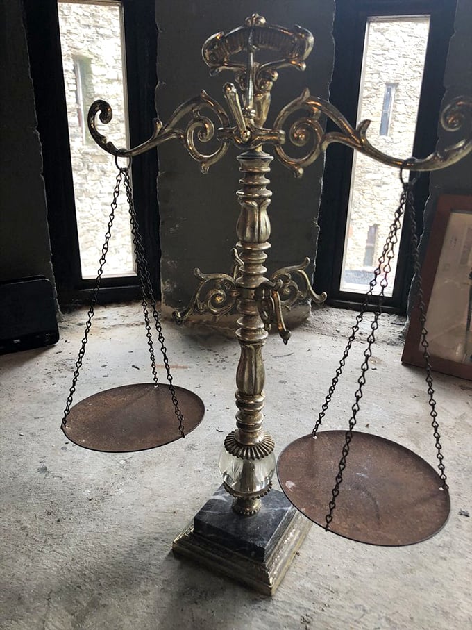 Justice was blind in medieval times too&mdash;this ornate balance scale represents the weighing of evidence long before Law & Order made it cool. 
