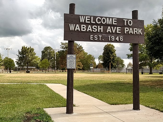Wabash Park has been welcoming visitors since 1946, offering green space where both dogs and their humans can stretch their legs without stretching their wallets.