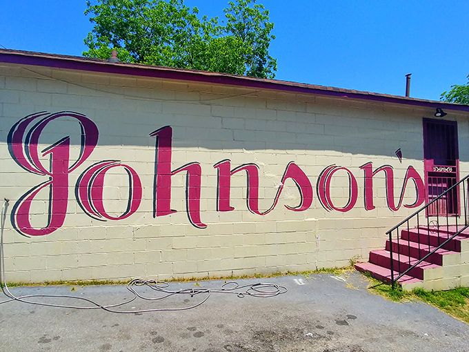 That bold script on the wall isn't just a sign &ndash; it's a promise. Johnson's name has become synonymous with Columbia's comfort food legacy.