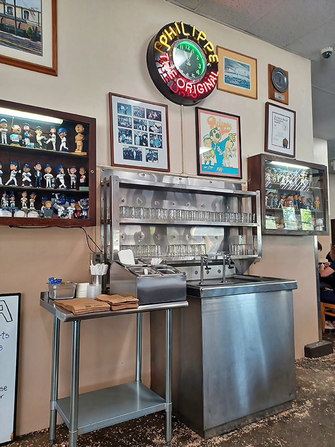 Even the memorabilia tells a story&mdash;Philippe's connection to LA sports culture is as much a part of its DNA as the French dip.