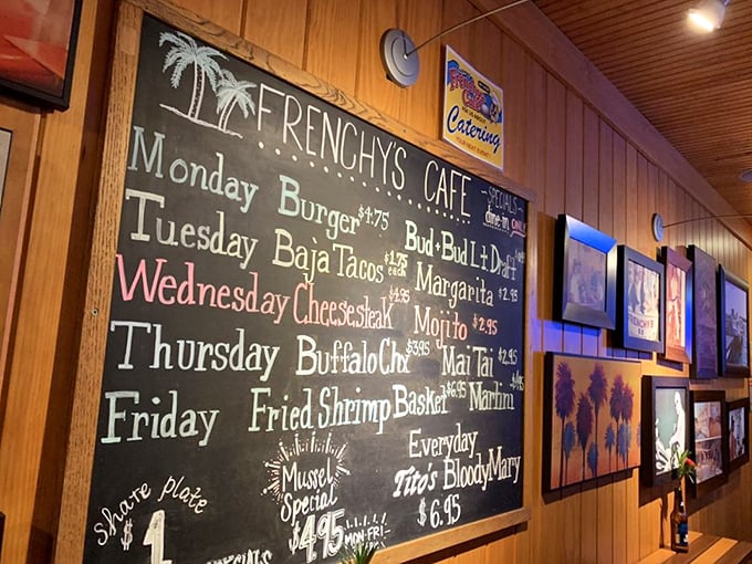 The specials board reads like a calendar of joy&mdash;each day bringing a new reason to abandon cooking at home.