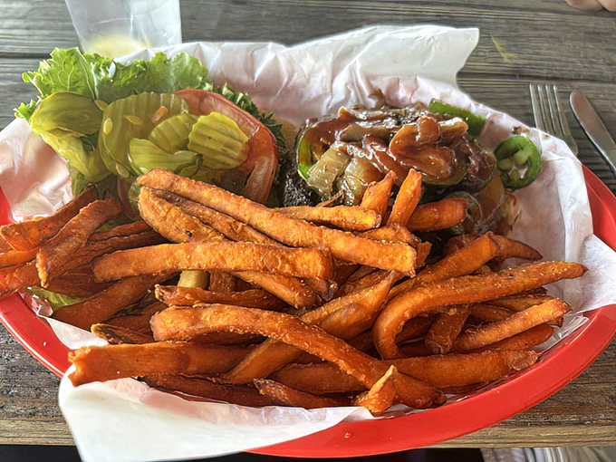 The Western Burger with jalape&ntilde;os brings just enough heat to wake up your taste buds without overwhelming them.