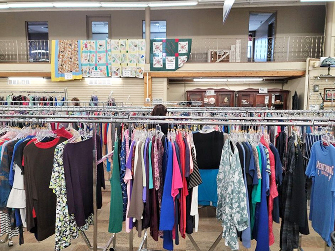 Clothing racks bursting with color&mdash;like raiding the closet of every interesting person you've ever wanted to befriend.