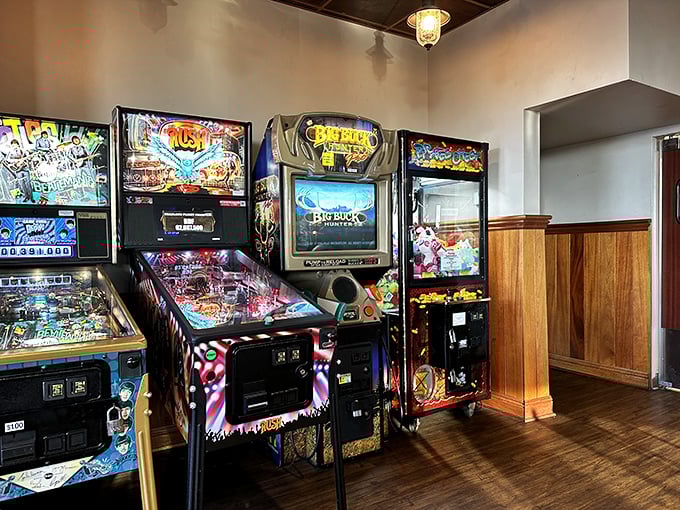 Even adults need playtime! These arcade games offer the perfect excuse to linger after your meal and recapture a bit of childhood joy.