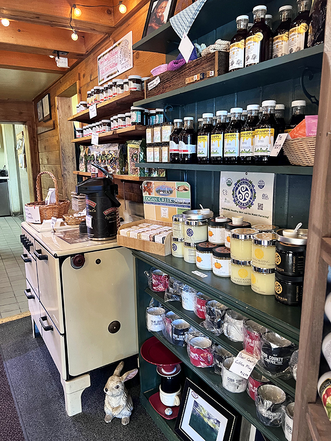 A country store corner that's like a treasure hunt for your taste buds&mdash;local preserves, honey, and Door County specialties that beg to fill your pantry.