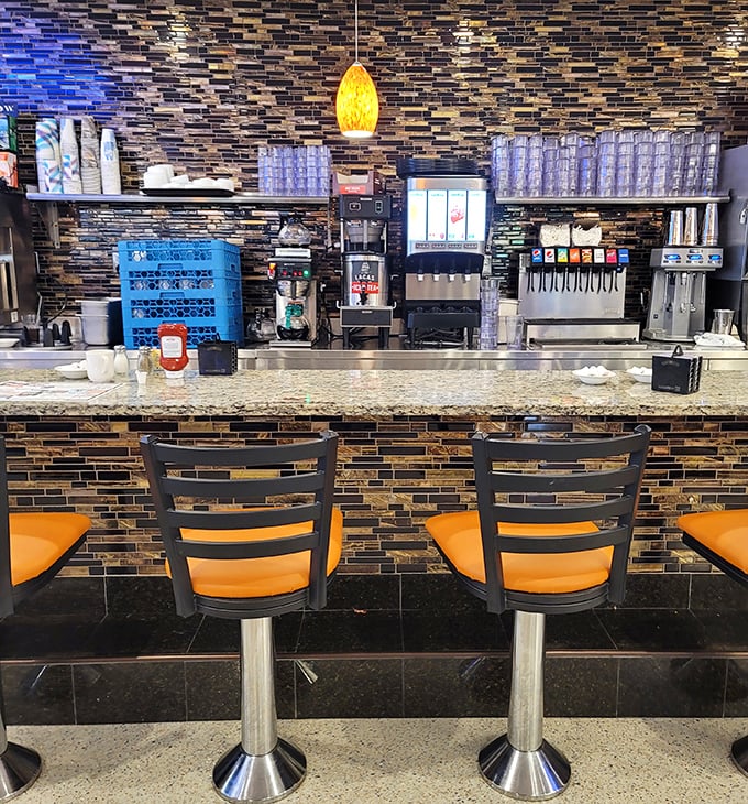 The counter seats&mdash;where solo diners become temporary members of the Brandywine breakfast club, bonded by coffee and conversation.