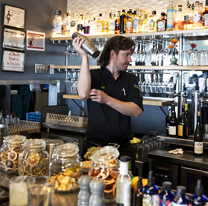 The bartender's dance is a performance worth watching. Craft cocktails and local wines await to complement seafood that deserves a worthy liquid companion.