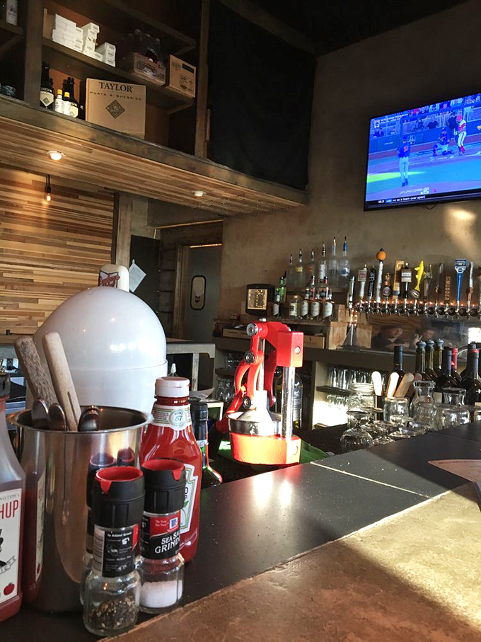 The bar area promises craft beer nirvana with enough taps to make a beer enthusiast need a spreadsheet to track their sampling journey.