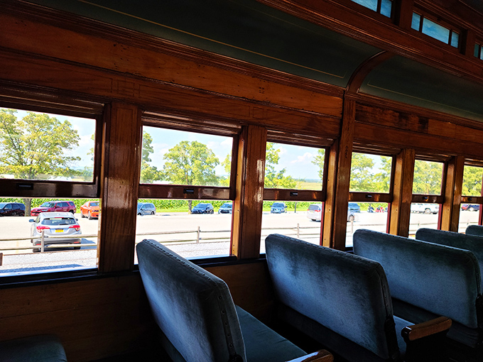 Platform benches offer perfect spots for trainspotting while soaking up the nostalgic atmosphere of authentic railroad culture.