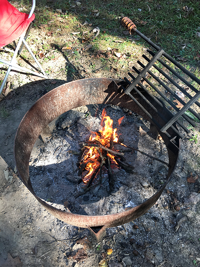 Campfire cooking at its most primal &ndash; where food tastes better simply because you're eating it outdoors.