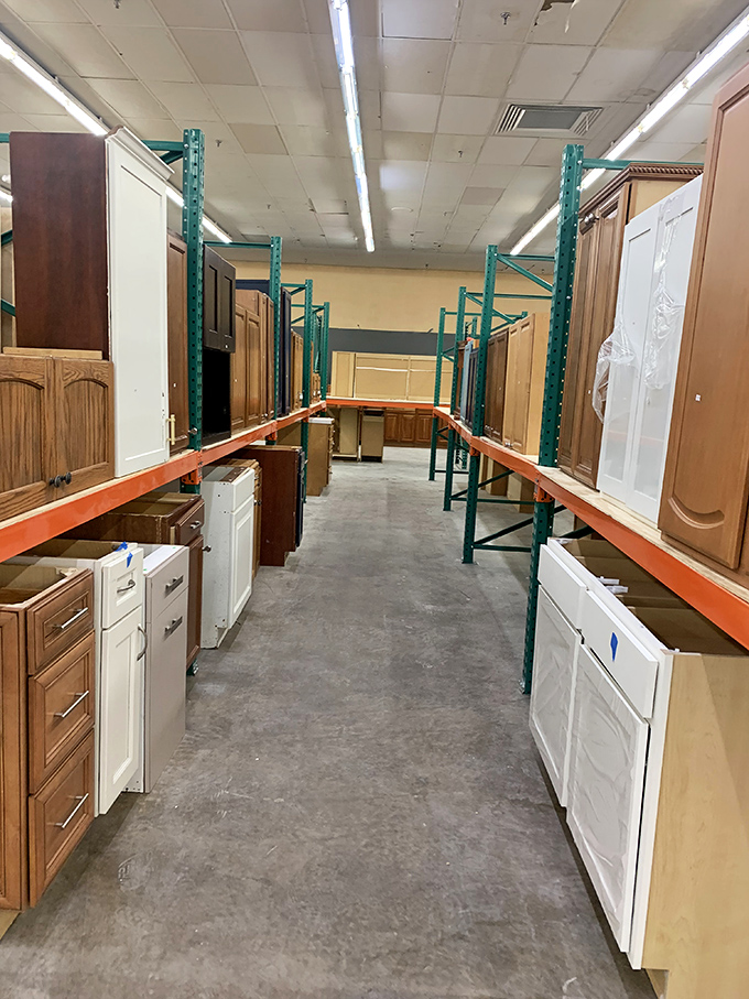 Cabinet heaven for renovation enthusiasts &ndash; where kitchen dreams begin and "I can totally install this myself" delusions are born.