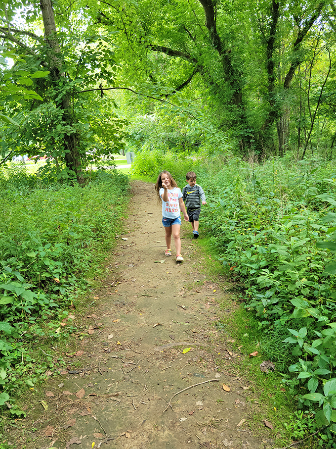 Little explorers discover that the best video games are actually trails through sun-dappled forests where adventure awaits around every bend.