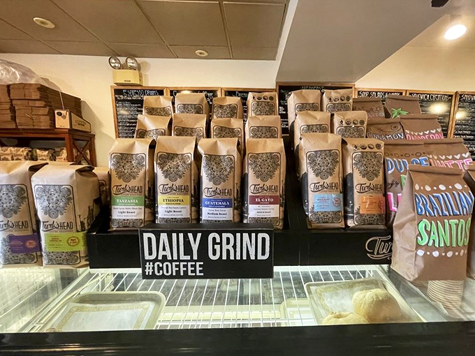 Coffee beans displayed like the precious gems they are&mdash;each variety promising a unique journey from cup to consciousness.