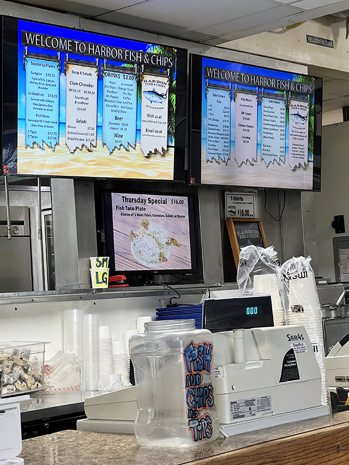 Digital menus may be modern, but the recipes are timeless. Thursday's fish taco special would make even a mermaid swim ashore.