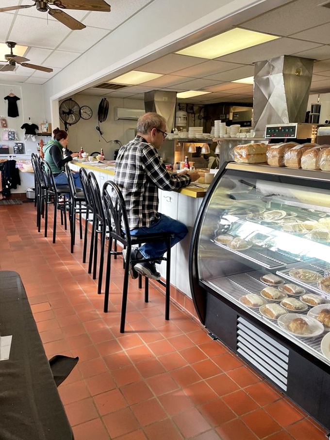 Counter seating: where the real food intelligence is gathered. Sit here to unlock the secret menu items and local gossip&mdash;both equally delicious.