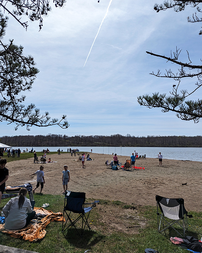 Beach days at Kiser draw families who've discovered Ohio's answer to lakeside summer fun.