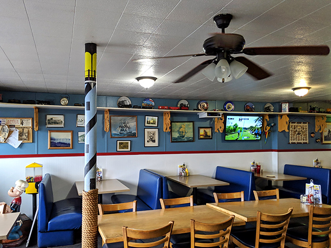 Maritime memorabilia that feels earned, not purchased &ndash; authentic coastal character you can't fake.