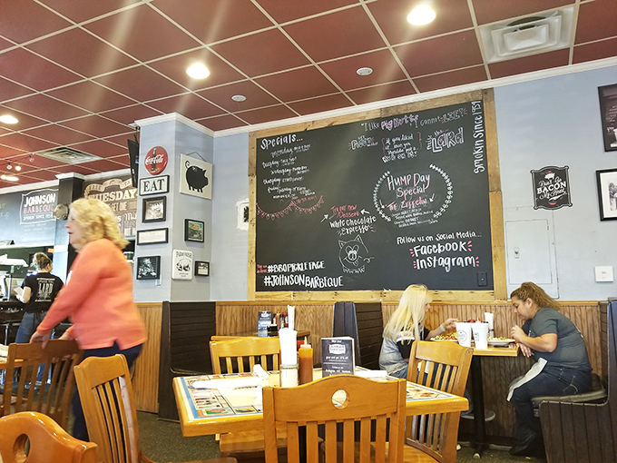 Chalkboard specials announce the day's offerings like breaking news&mdash;and in the world of serious barbecue enthusiasts, that's exactly what they are.