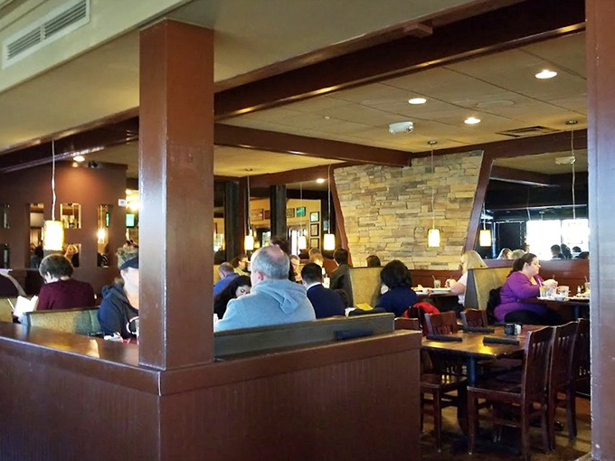 The dining room hums with the satisfied murmurs of people making memories over good food. Community happens around these tables.
