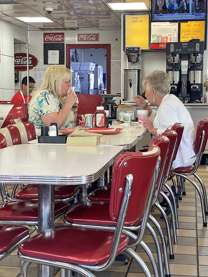 The counter culture is alive and well at The Spot, where regulars exchange daily news while newcomers become instant neighbors.