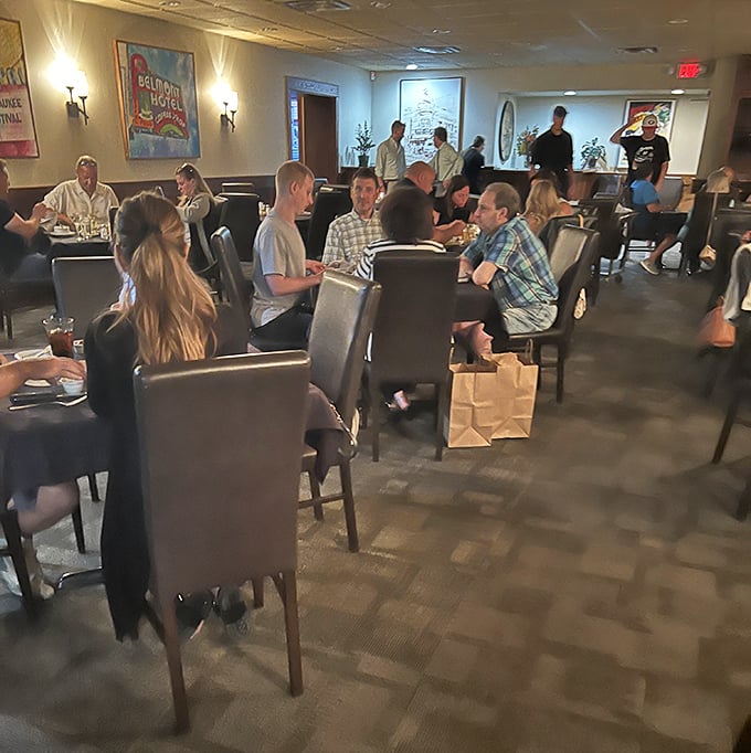 Where memories are made between bites&mdash;diners enjoying the timeless pleasure of good company and better food.